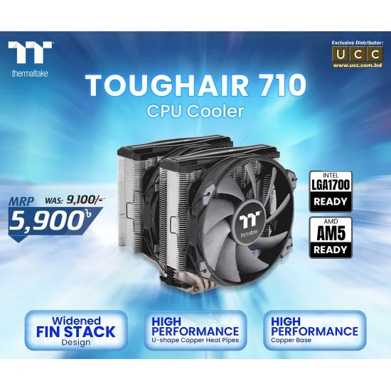 Thermaltake TOUGHAIR 710 CPU Air Cooler Price in BD